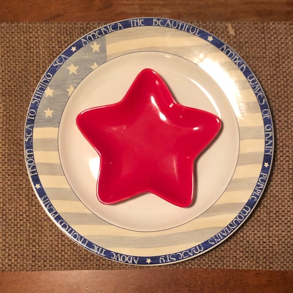 Dining | Warren Kimble American Serving Platter Star Dish | Poshmark